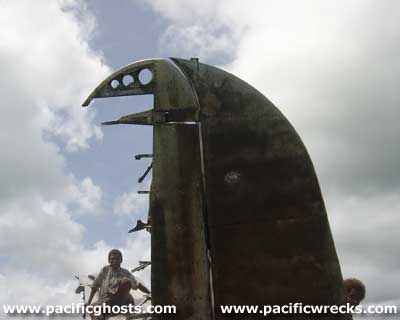 B-26 40-1418 Tail & Rudder