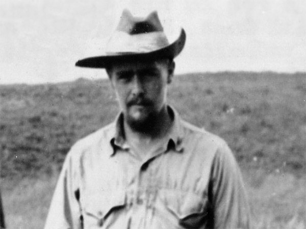 Pacific Wrecks - Enlargement of Martin Clemens at the command post near ...