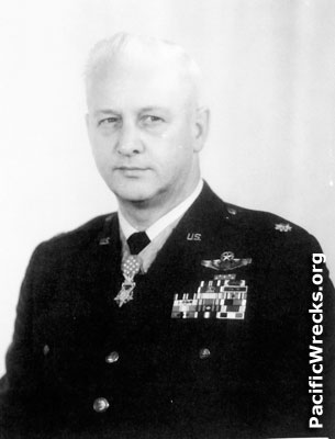 Pacific Wrecks - Lt. Col William A. Shomo in uniform wearing his Medal ...