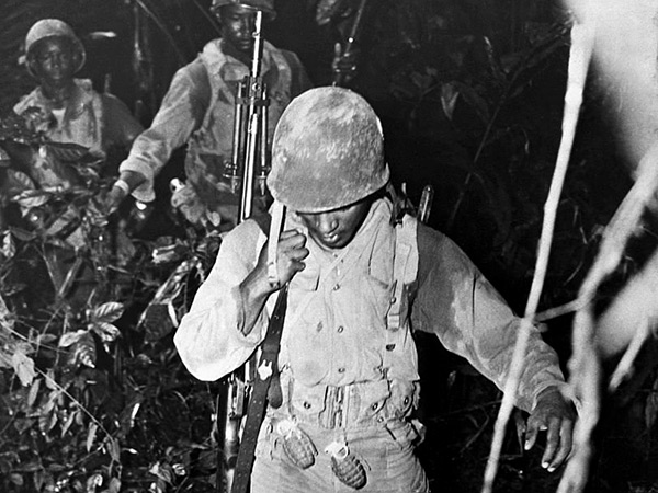 Pacific Wrecks - 93rd Infantry Division (Colored) "The Blue Helmets"